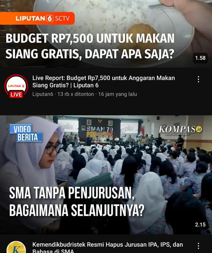 Kalau disini buryam 4k + es teh 2k masih sisa 1,5k - 9GAG