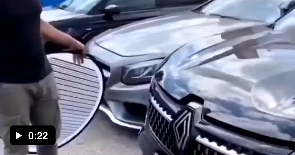 A simple trick to quickly find dents in a car - 9GAG