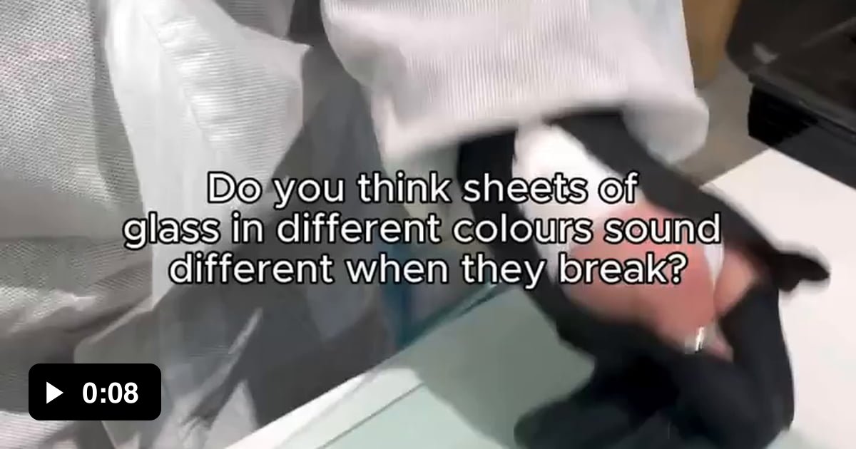 Clean glass breaking - 9GAG