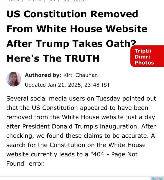 Well, they said they were going to get rid of "woke". I guess The ...