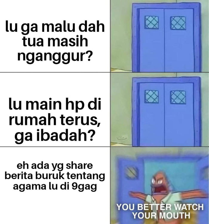 Klo ga agama ya politik - 9GAG