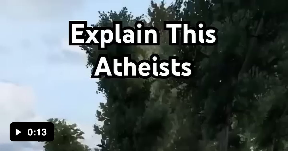 Atheists can't answer this simple question - 9GAG