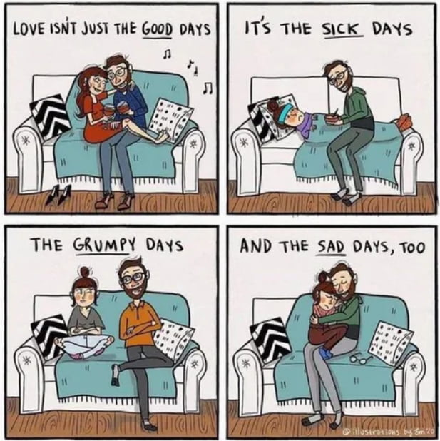 That is soo true, but both partners have to be willing to commit - 9GAG