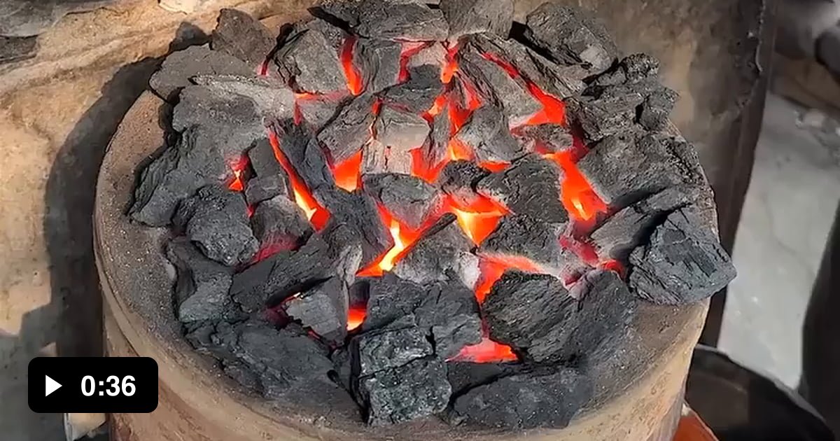 Grilling roti on hot charcoal - 9GAG