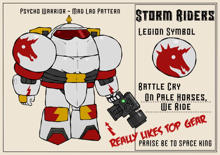 Psycho Warrior Legion: Storm Riders (Yes that is a Stig Reference) - 9GAG