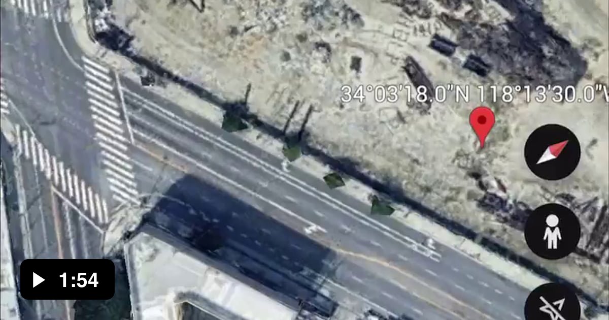 Los Angeles, California, Full Video::: An aerial view of specific ...