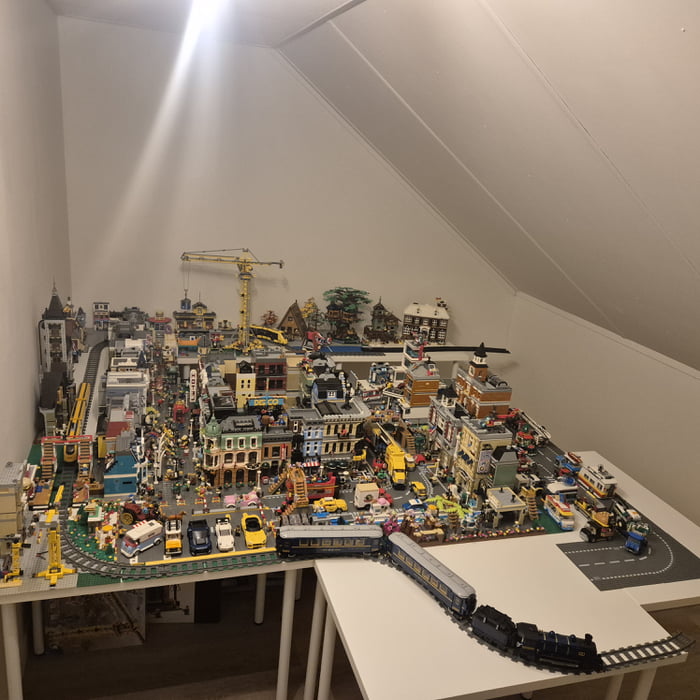 Progress of my lego city, keeps me sane. Please post yours in the ...