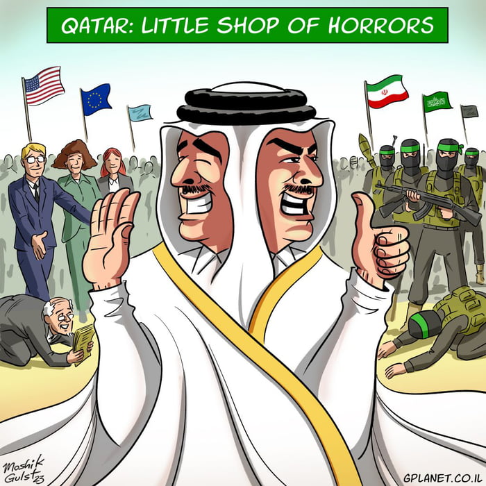 The two faced Qatar - 9GAG