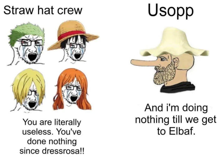 Wait for elbaf, usopp got buffed lol - 9GAG