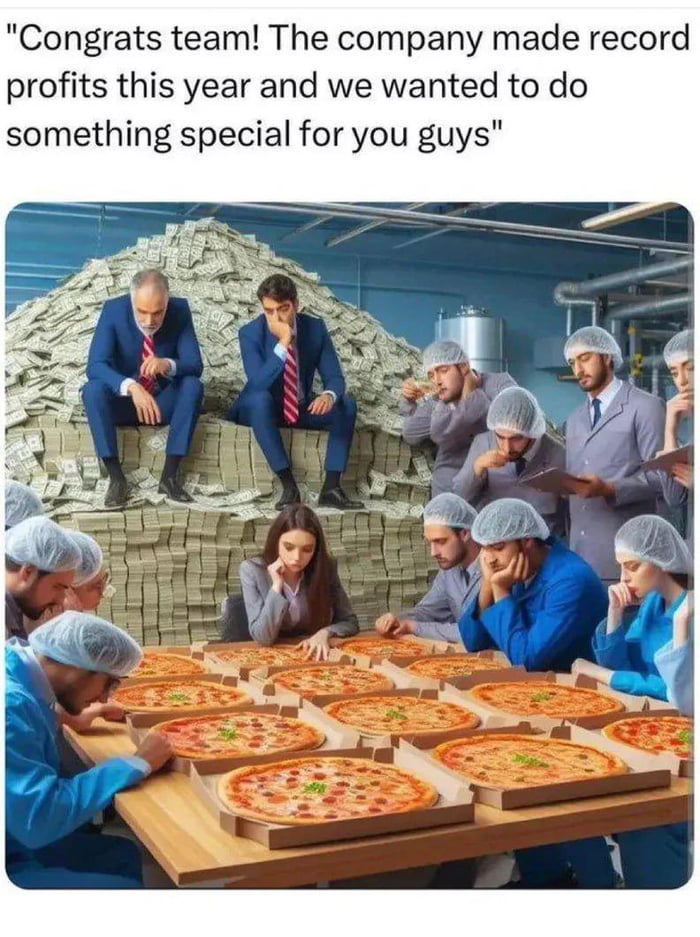 Congratulations to the team! This year, the company made record profits and we wanted to do ...