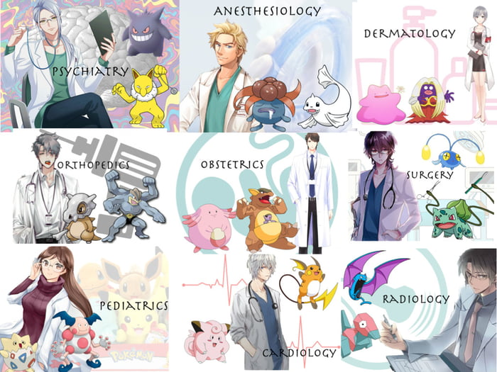If medical specialties had Pokémon... - 9GAG