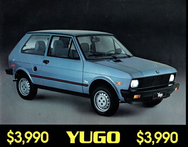Today I learned that the Yugo was sold in the US. - 9GAG