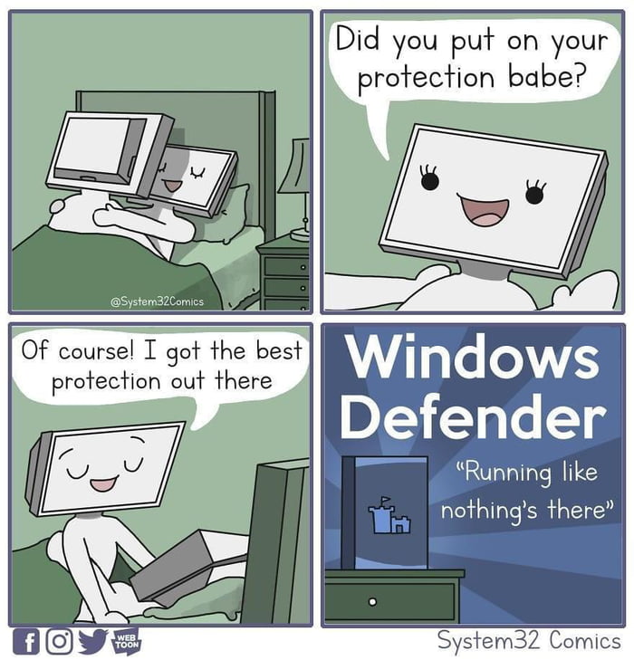 Love Windows Defender - 9GAG
