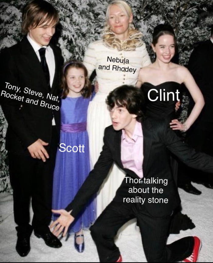 Scott is just happy to be there. - 9GAG