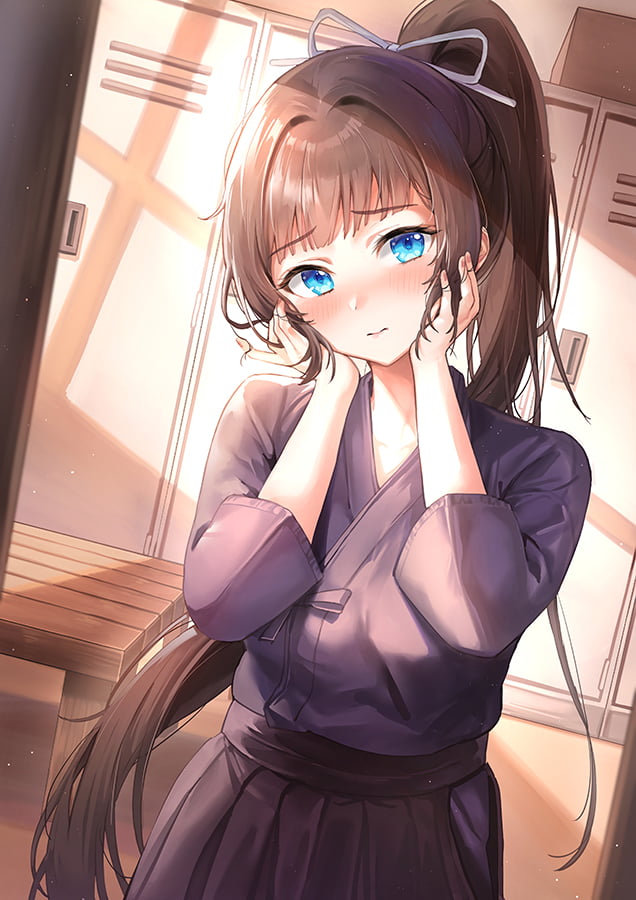 Kendo club captain blushing - 9GAG