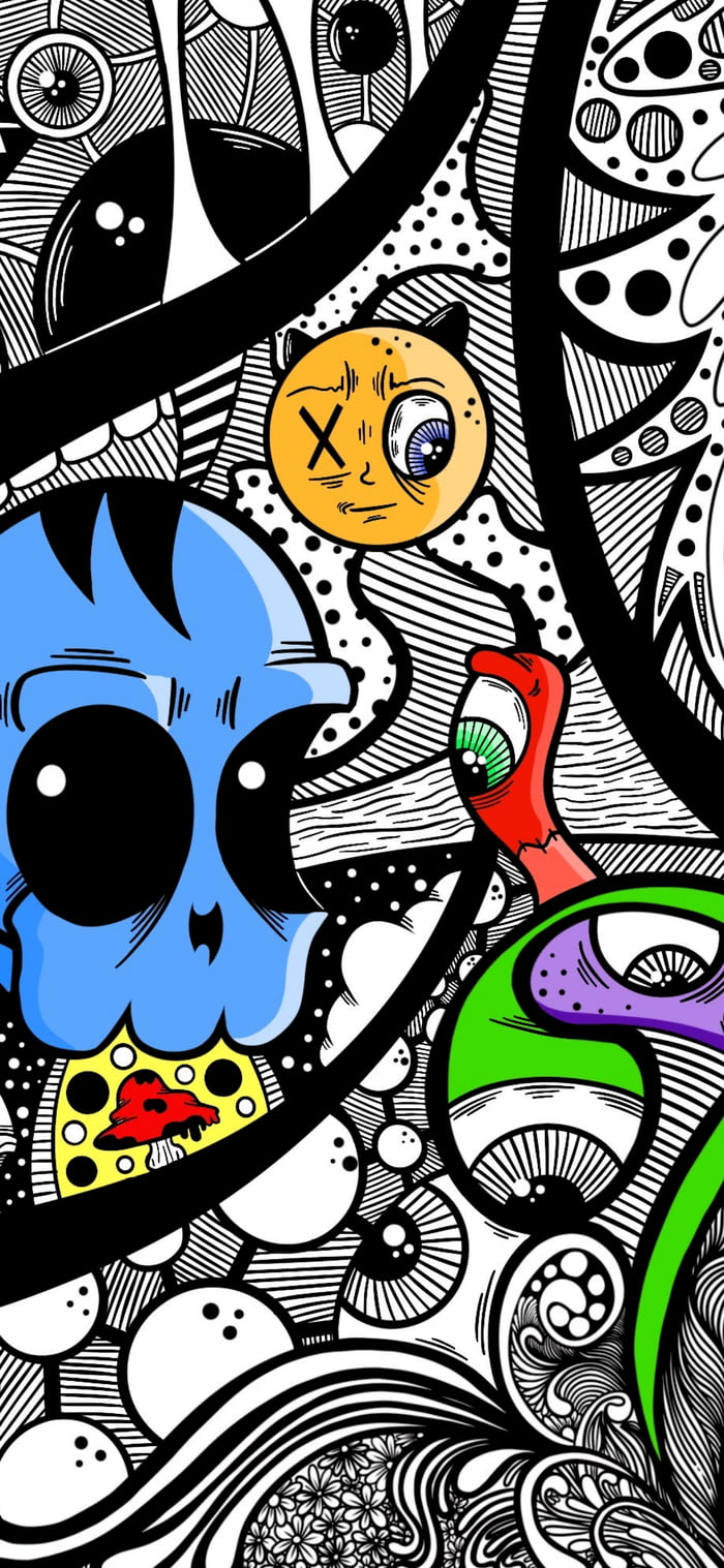 Colorful Doodle - - 9GAG