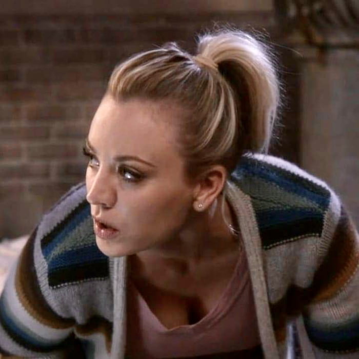 Kaley Cuoco, down top view - 9GAG