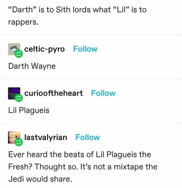 Henceforth, you shall be known as....Drip....Vader - 9GAG