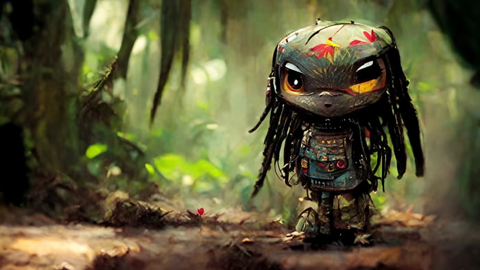 Midjourney baby Predator - 9GAG