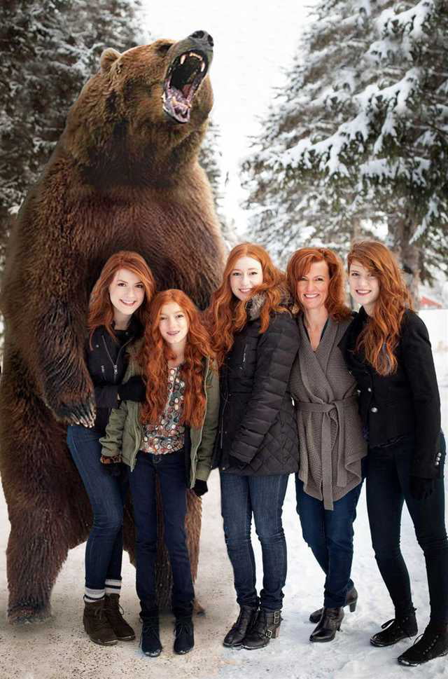 This is one lucky bear - 9GAG