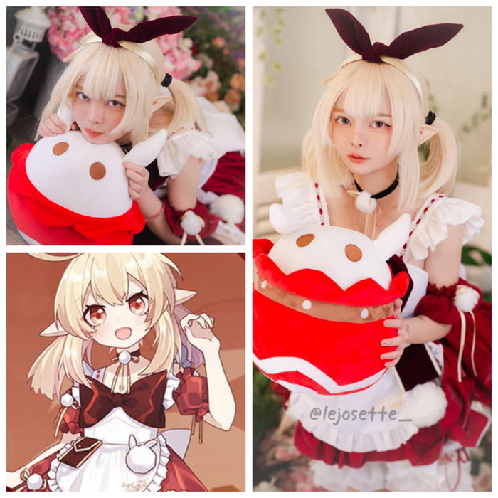 Genshin Impact Klee Maid by @lejosette_ (IG) - 9GAG