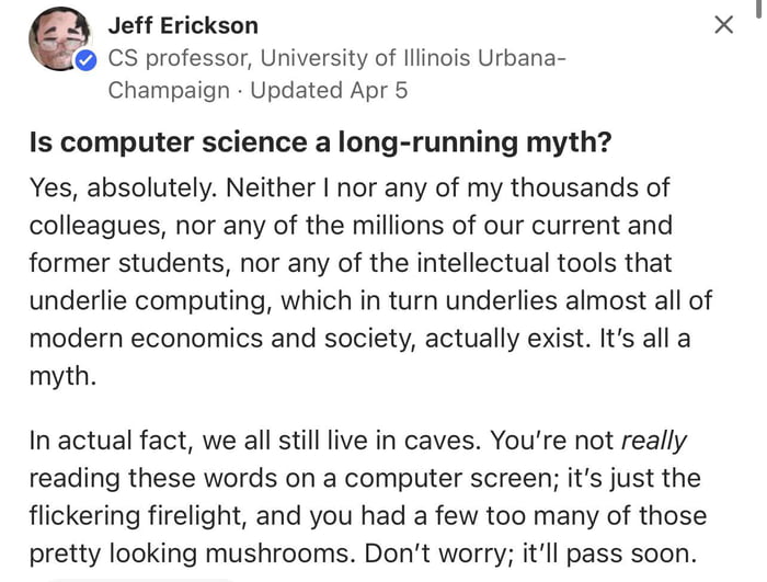 Is Computer Science a myth? - 9GAG