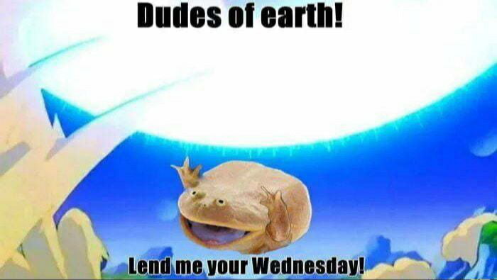 I need you dudes to show me your best Wednesday frog meme - 9GAG