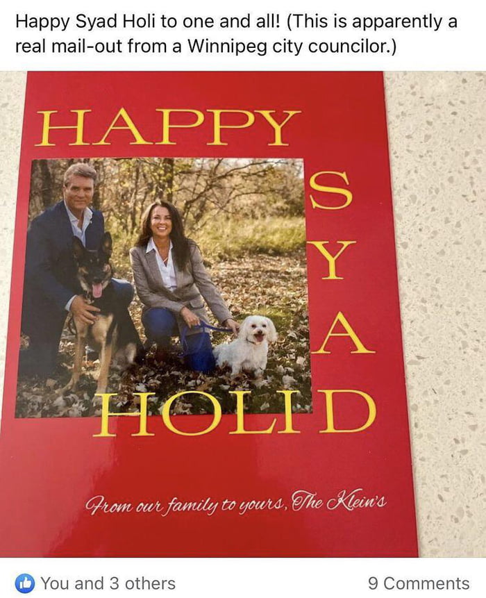 Happy Sya Holid - 9GAG