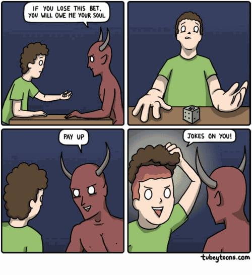 Playing the Devil - 9GAG