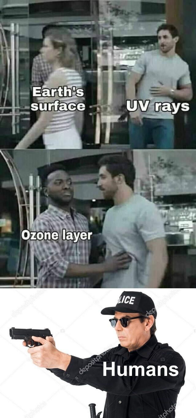 Oh the ozone! - 9GAG