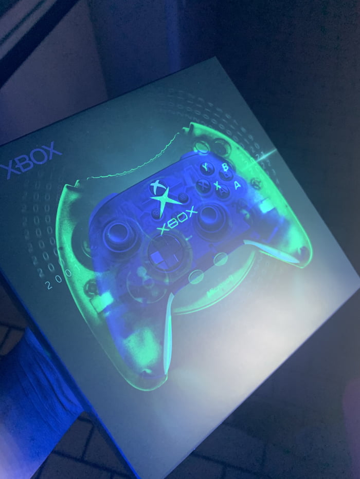 If you shine a UV light on the 20th anniversary controller box, you can ...