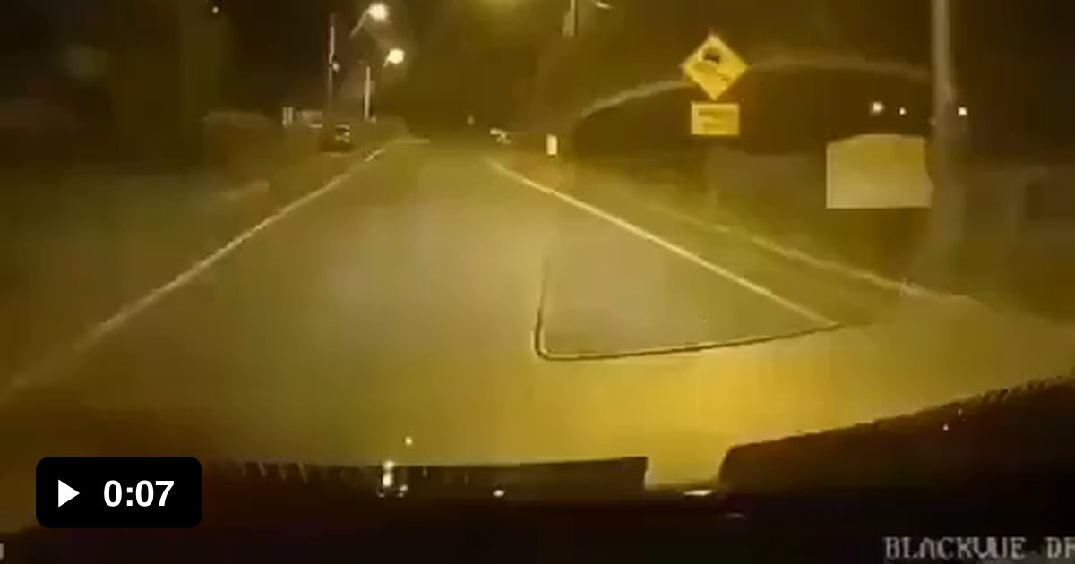Bright meteor caught by car camera coming down and exploding over ...