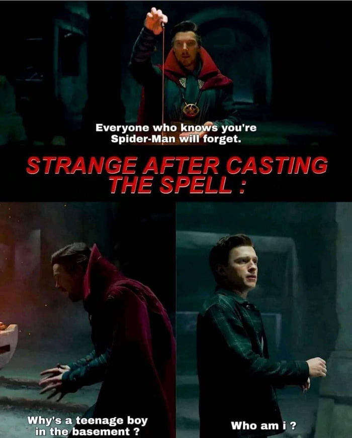 Strange after casting the spell: - 9GAG