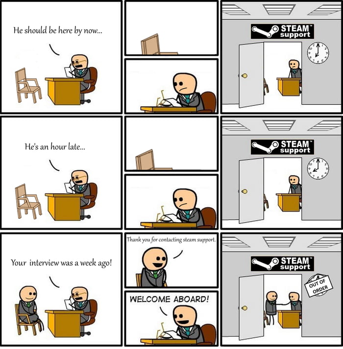 Steam support re-re-fixed. - 9GAG