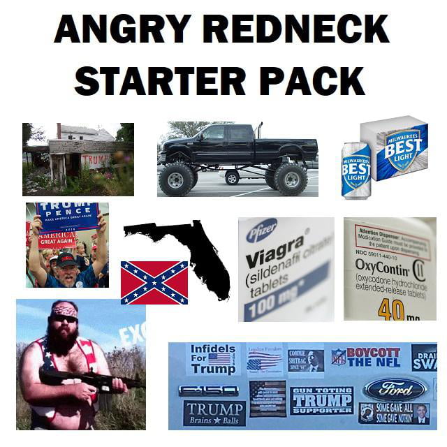 Angry redneck starter pack - 9GAG