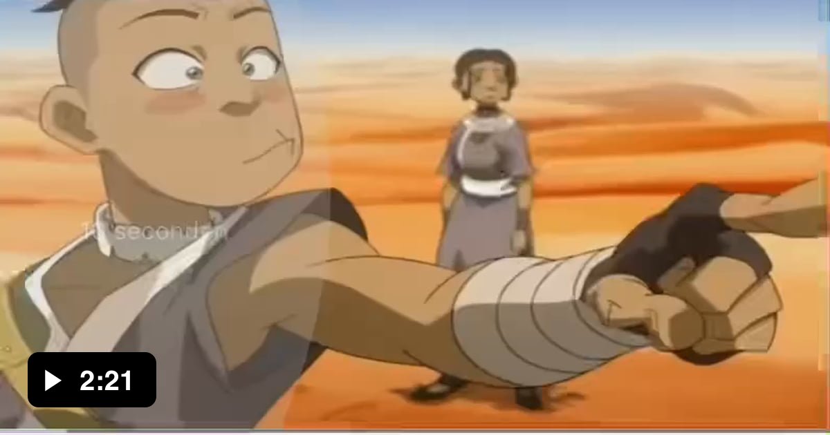 One of those moments from Avatar the last airbender which is even ...