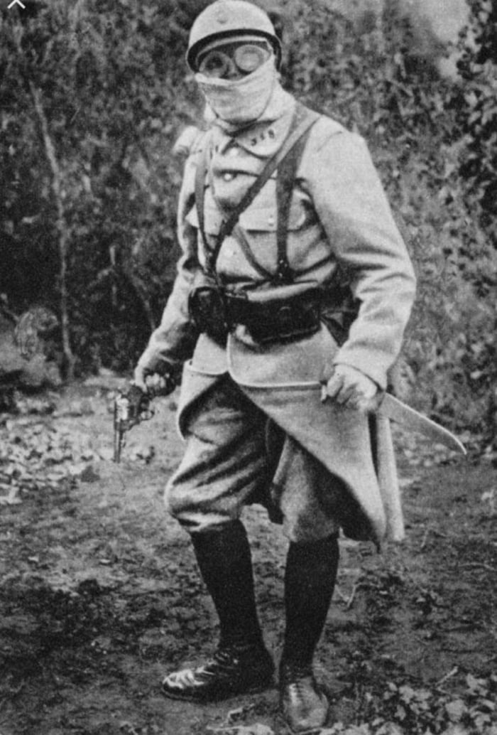 A “Trench Raider” during WW1. Both sides had them and they were sent in ...