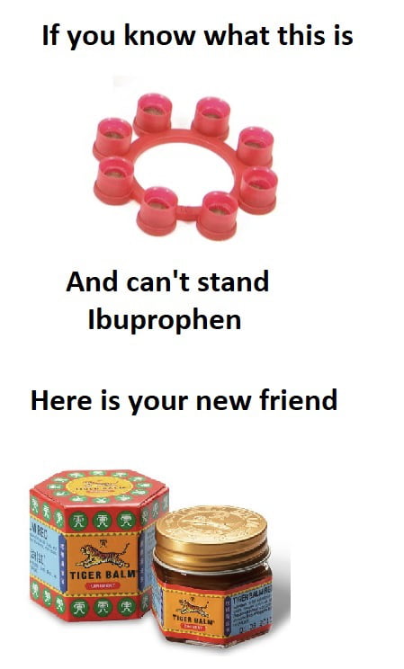 Tiger balm save my back today - 9GAG