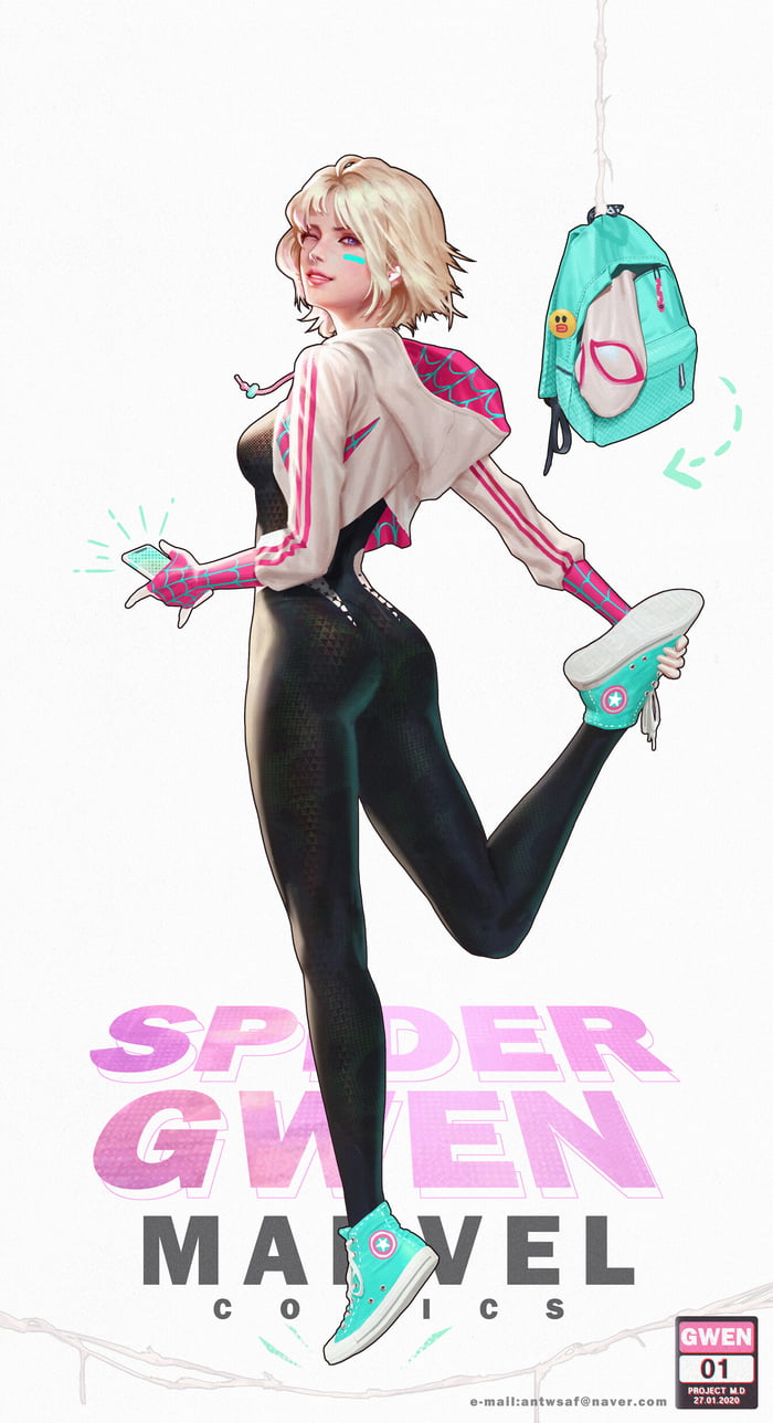 Spider Gwen By Youngjin Seo 9gag 5489