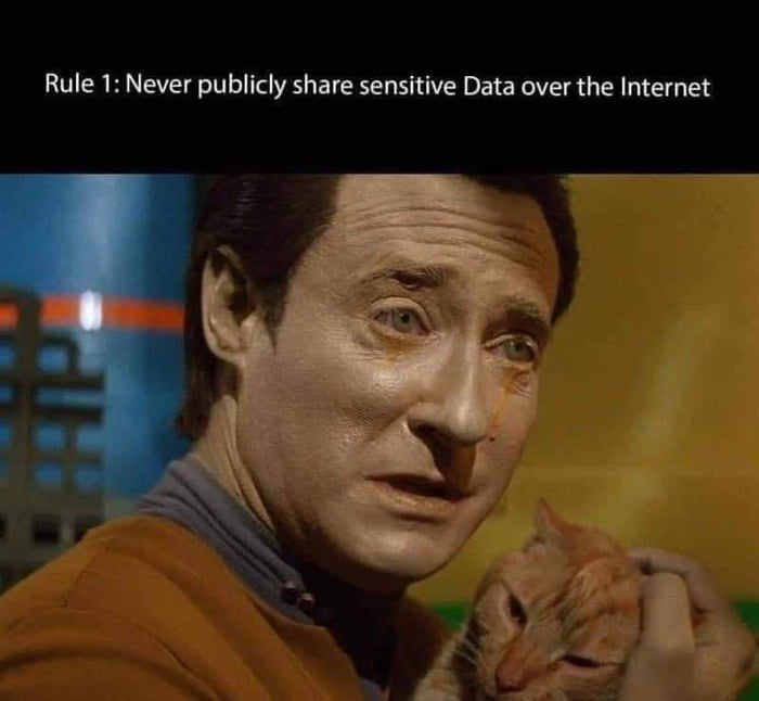 Let me share some sensitive data - 9GAG