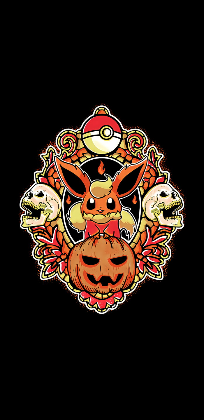 Flareon's Halloween (1440x2960) - 9GAG
