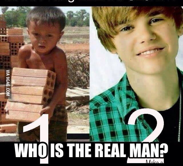 Who is the real man? - 9GAG
