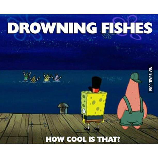 Stupid Spongebob logic - 9GAG