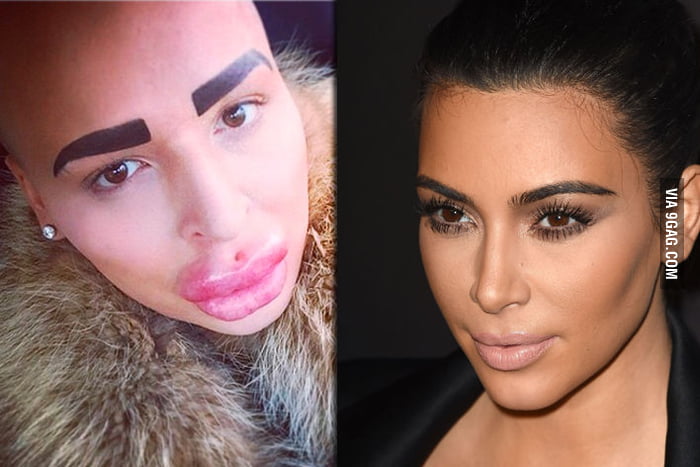 That guy ''tries'' to look like Kim Kardashian and spent more than 100 ...