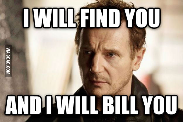 My office is next to accounts receivable so I hear this all day. - 9GAG