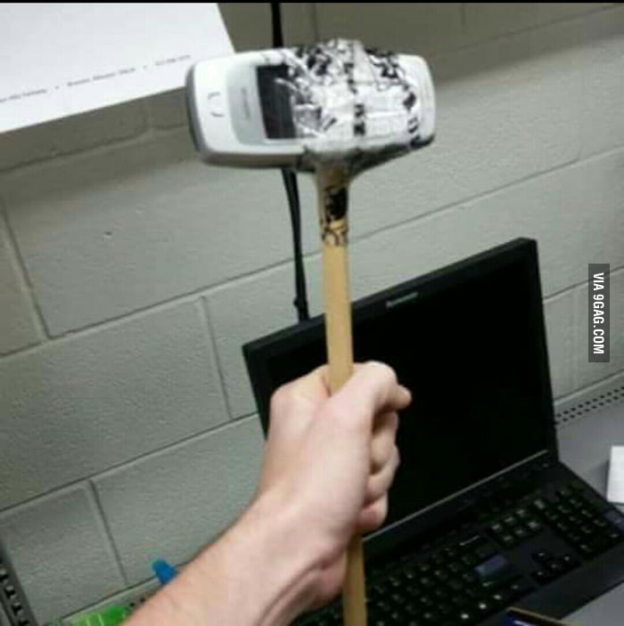 The Invincible Nokia Hammer - 9GAG
