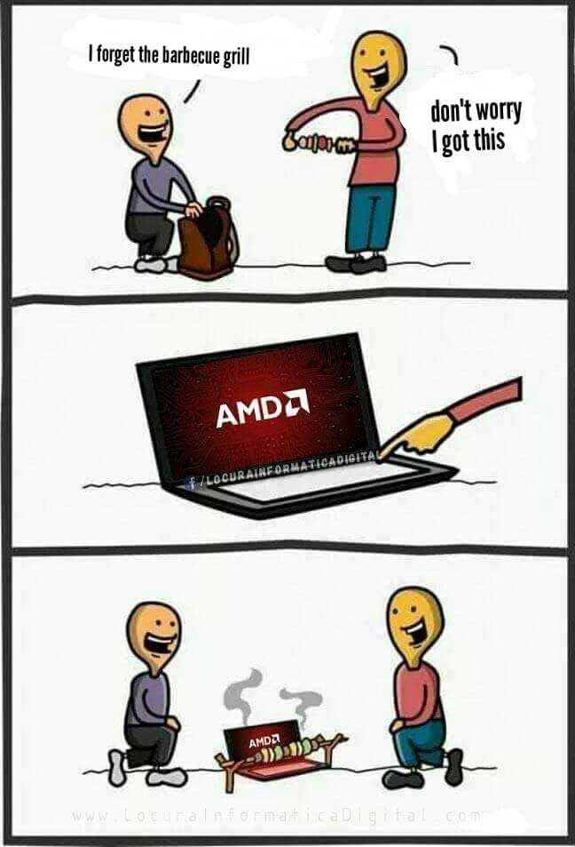 AMD is on fire - 9GAG