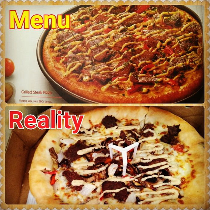 #pizzahut #menu #reality - 9GAG