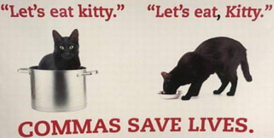 Commas saves lives! - 9GAG