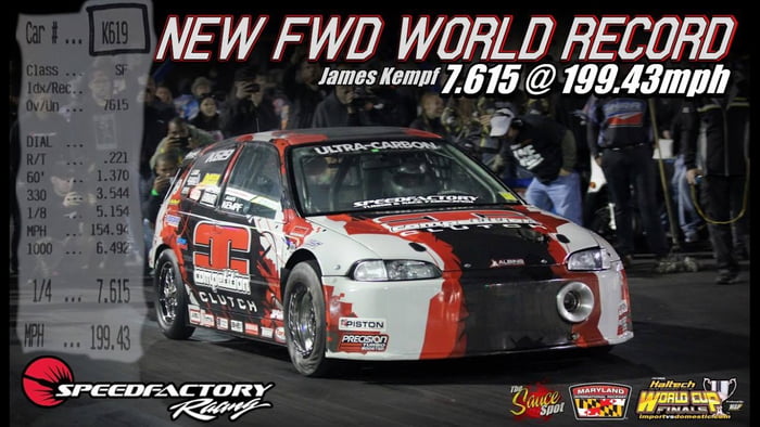 Fastest stock chassis fwd car in the world - 9GAG